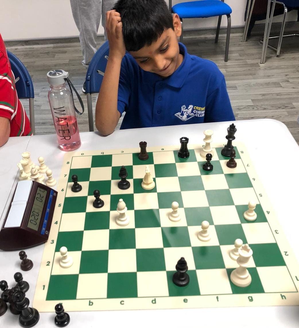 It’s mate, of horse. – Crewe Chess Club